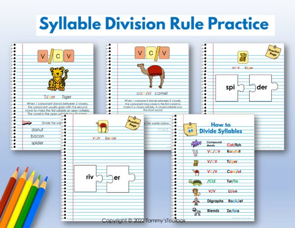 Syllable Division Resource Book for Decoding Multisyllabic Words | Made ...