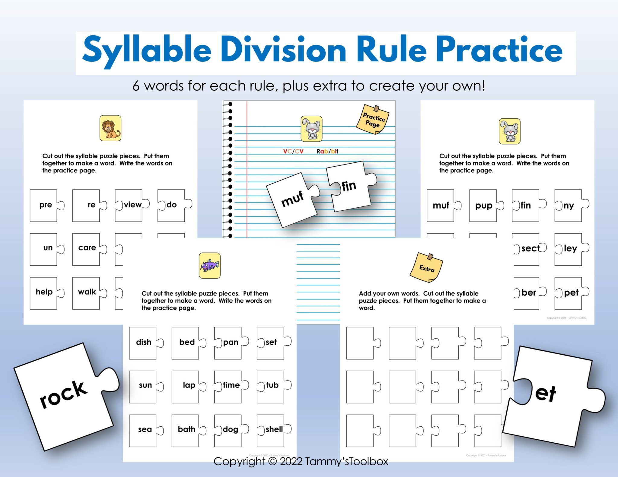 Syllable Division Resource Book for Decoding Multisyllabic Words - Made ...