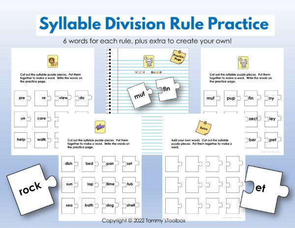 Syllable Division Resource Book for Decoding Multisyllabic Words - Made ...