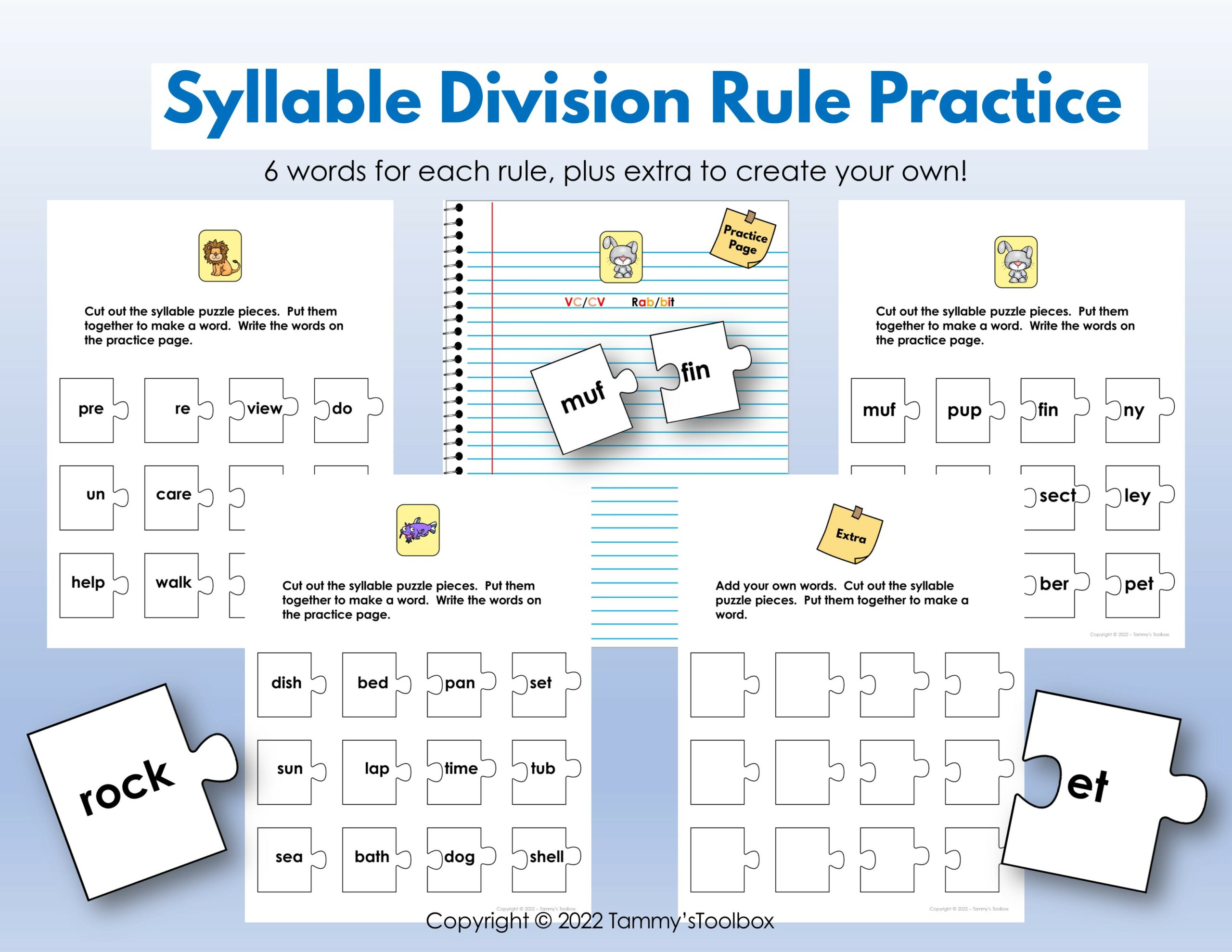 Syllable Division Resource Book for Decoding Multisyllabic Words - Made ...