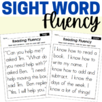 Fry 101-200 Sight Word Fluency Passages - No Prep Sight Word Stories ...