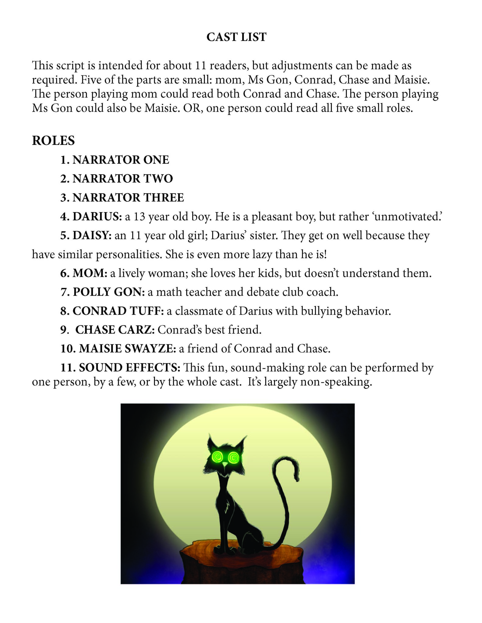 READERS THEATER HALLOWEEN BRAIN TEASER MYSTERY SCRIPT | Made By Teachers
