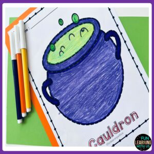 Halloween Picture Tracing & Coloring Fine Motor Activity | October ...