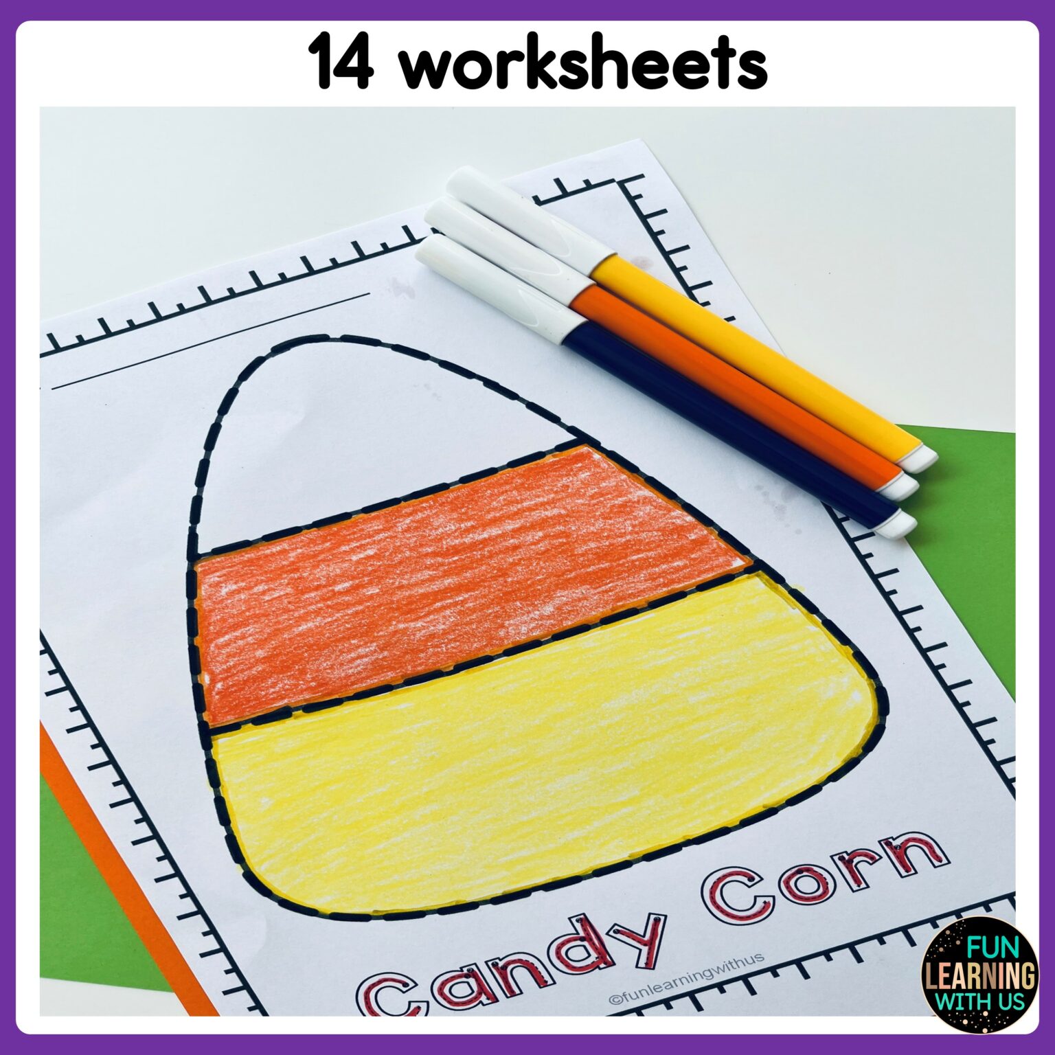 Halloween Picture Tracing & Coloring Fine Motor Activity | October ...