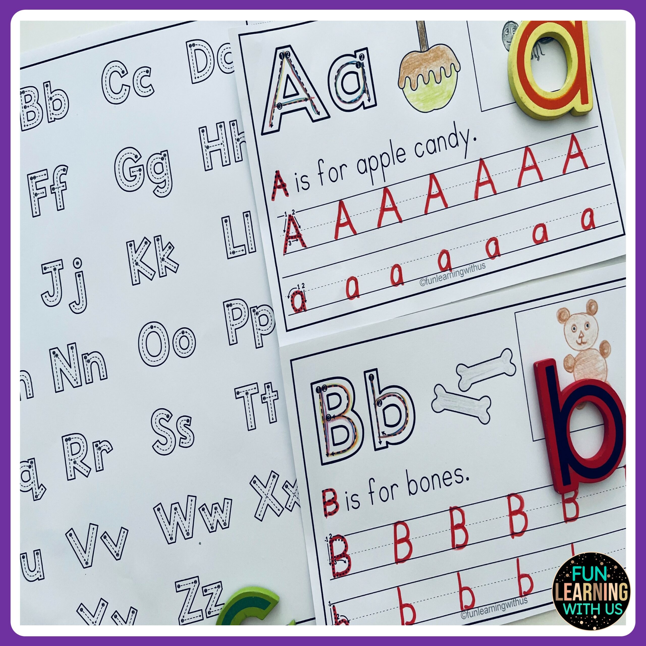 Halloween Letter Tracing Mini Practice Book | October Alphabet ...