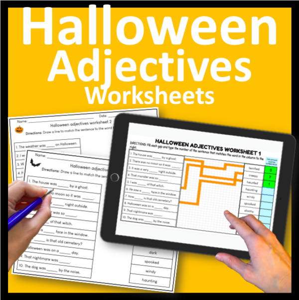 Halloween Adjective Worksheets | Made By Teachers