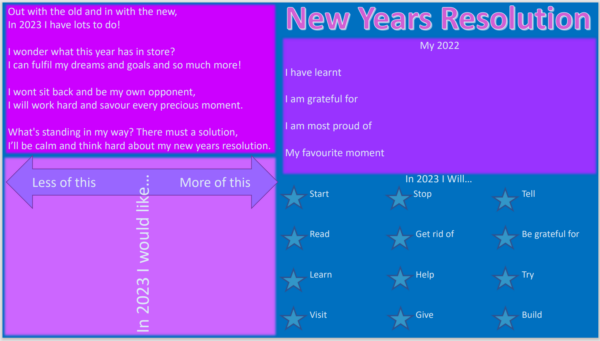 New Year's Resolution - Worksheets/Poster | Made By Teachers