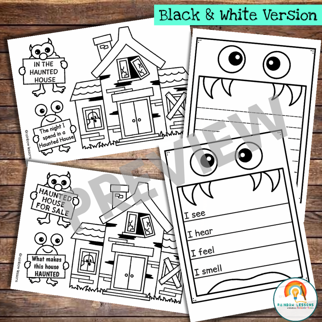Haunted House Writing Activity | Haunted House For Sale Writing ...