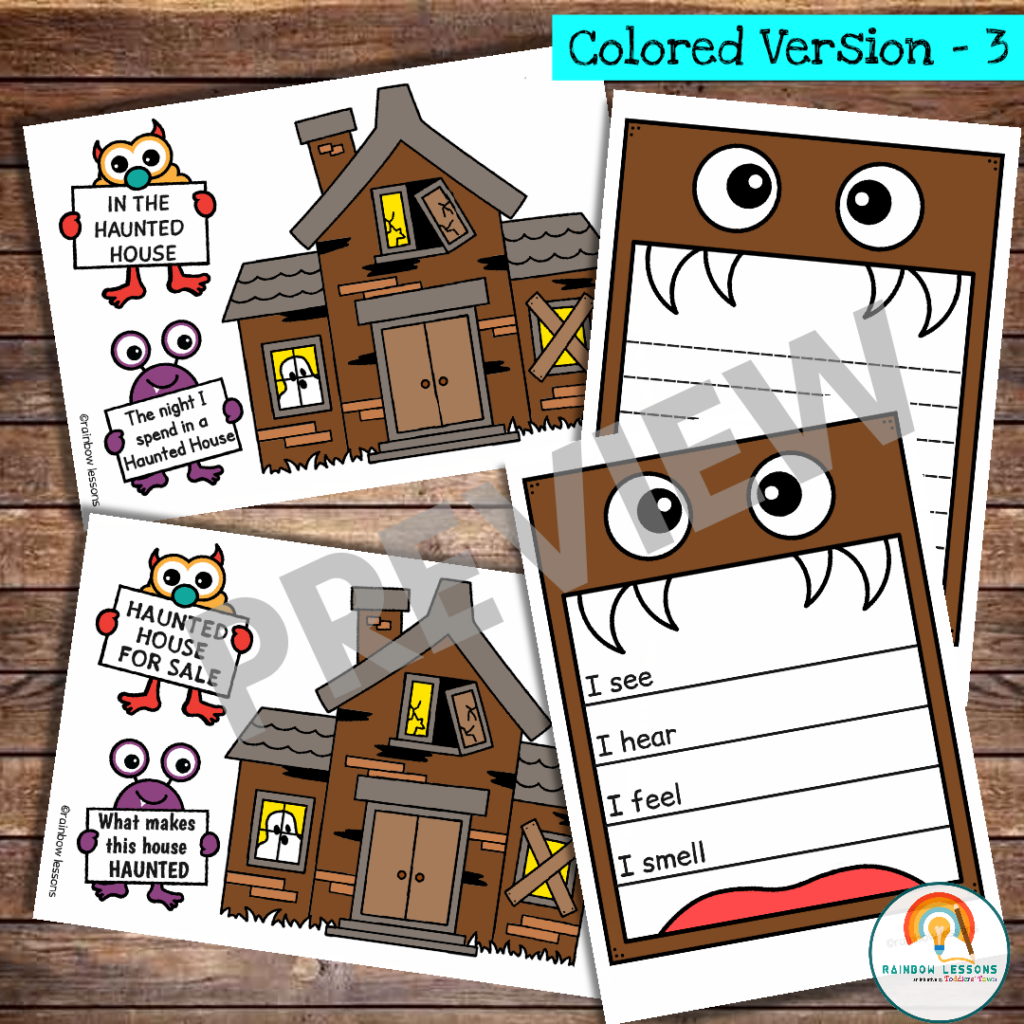 Haunted House Writing Activity | Haunted House For Sale Writing ...