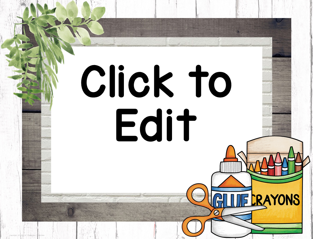 Modern Farmhouse Center Signs- Classroom Decor | Made By Teachers