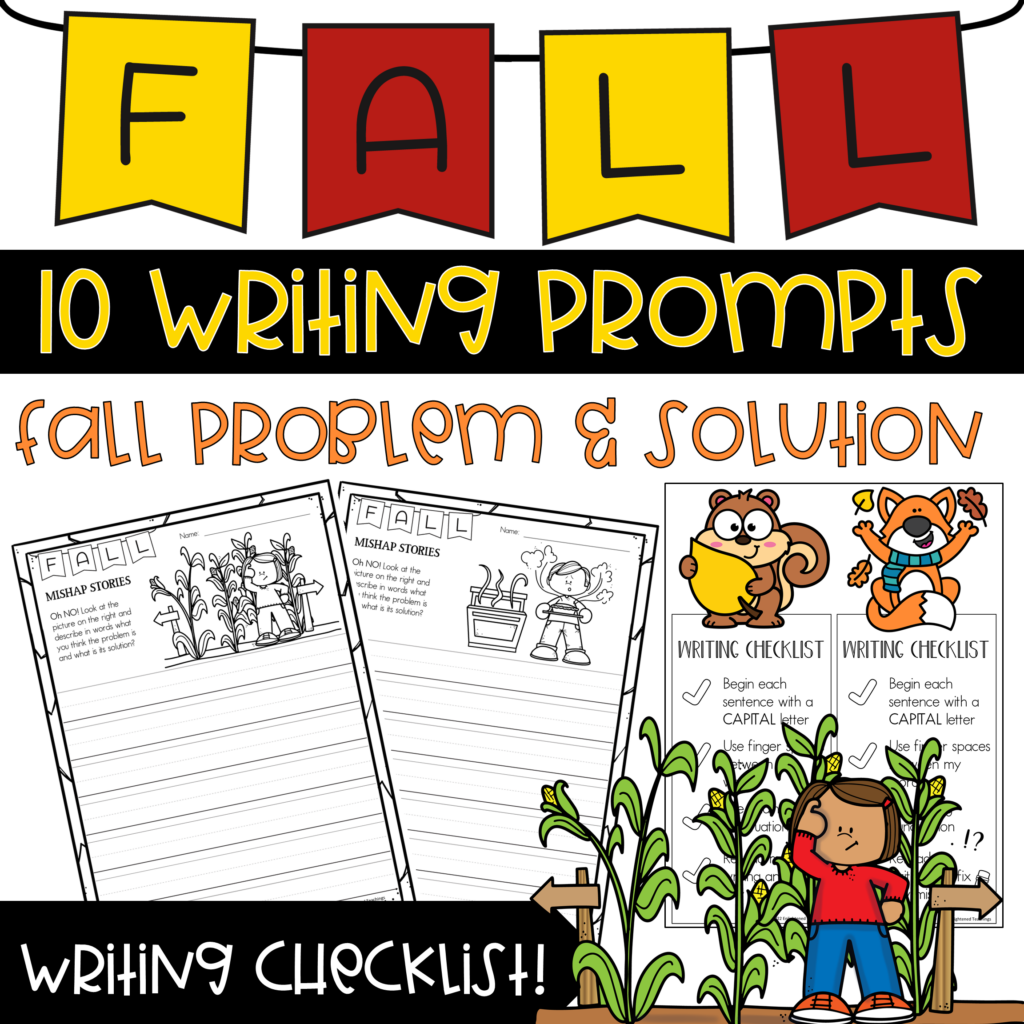 Fall Writing Prompts for Problems and Solutions Problem Solving Fall ...