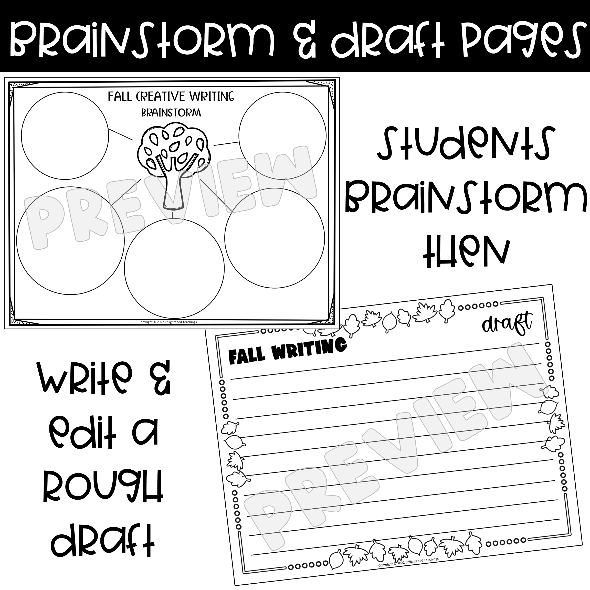 Fall Creative Writing Craft - Fall Writing Prompts | Made By Teachers