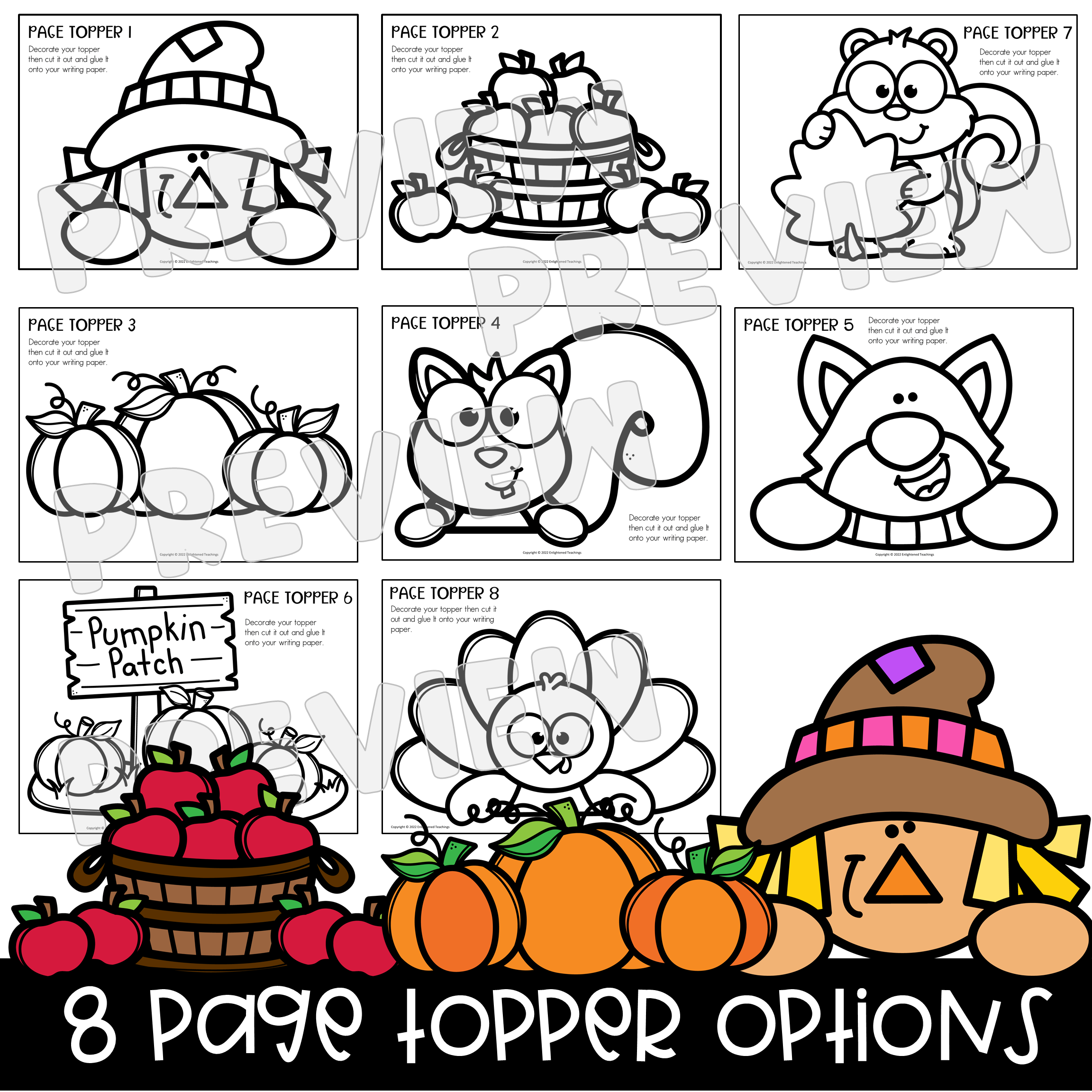 Fall Creative Writing Craft - Fall Writing Prompts | Made By Teachers