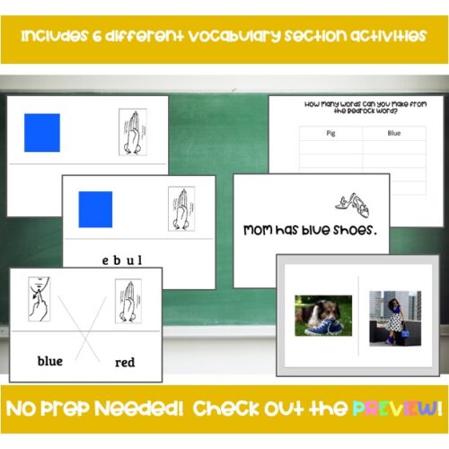 Bedrock Vocabulary Practice YR1 WK3 - Google Slides™ | Made By Teachers