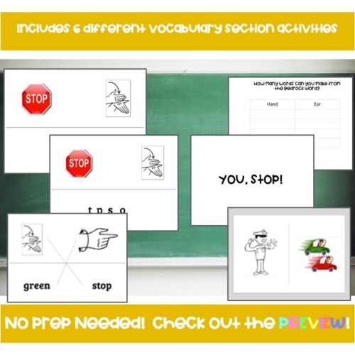 Bedrock Vocabulary Practice YR1 WK4 - Google Slides™ | Made By Teachers