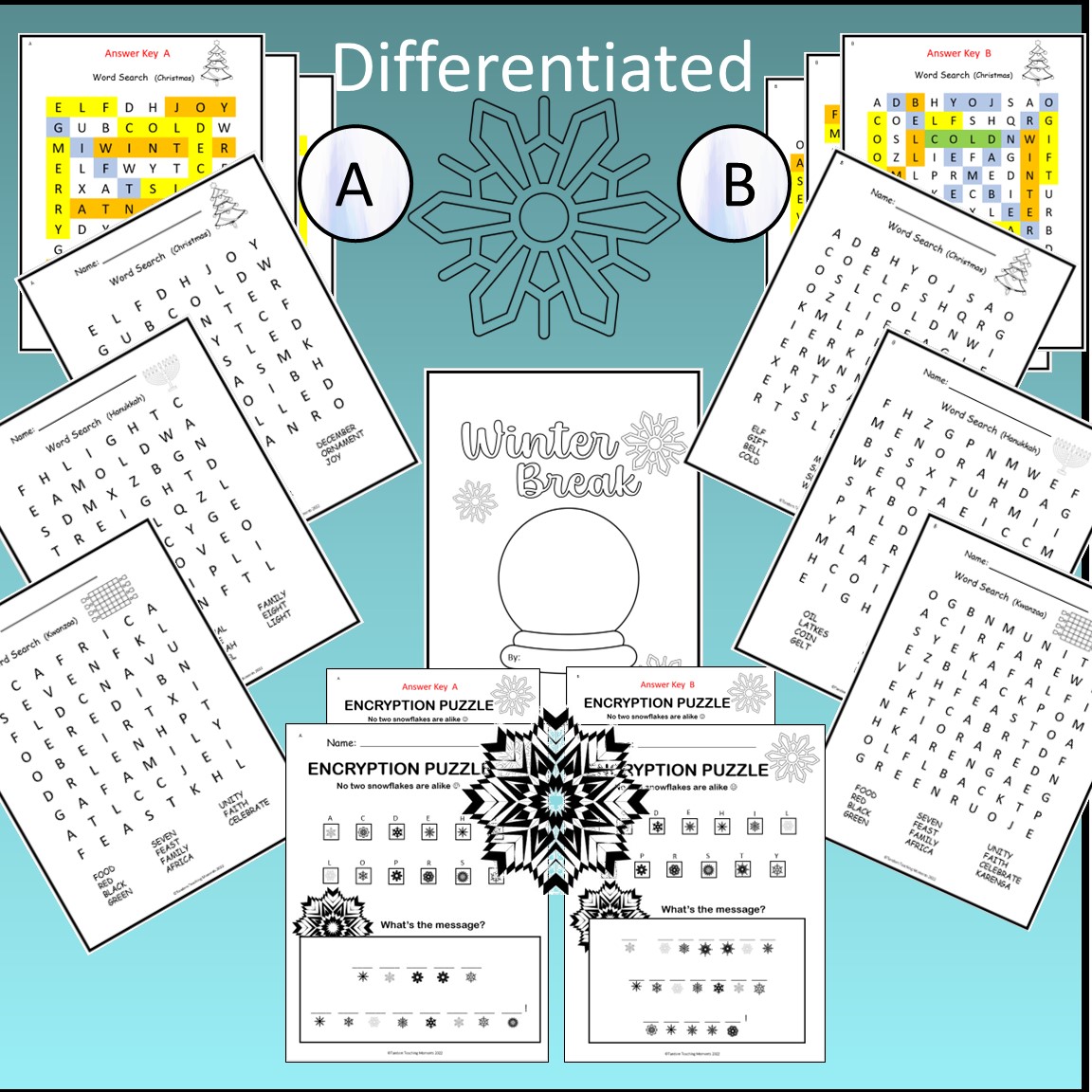 Winter Break Activities for 3rd-5th - Made By Teachers