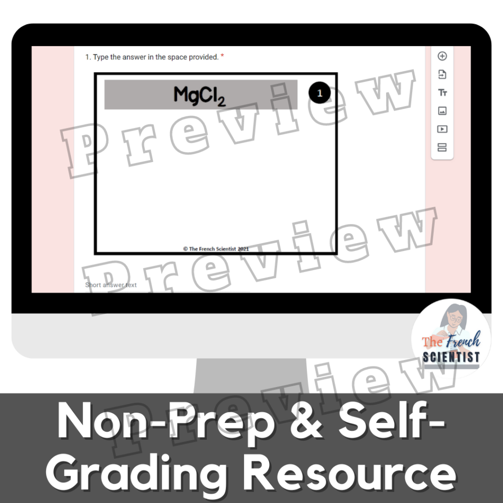 CHEMISTRY Naming Chemical Compounds - 40 Task Cards Activity [Digital ...