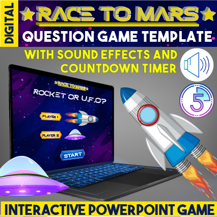 Race To Mars Digital Game Template for PowerPoint | Interactive ...