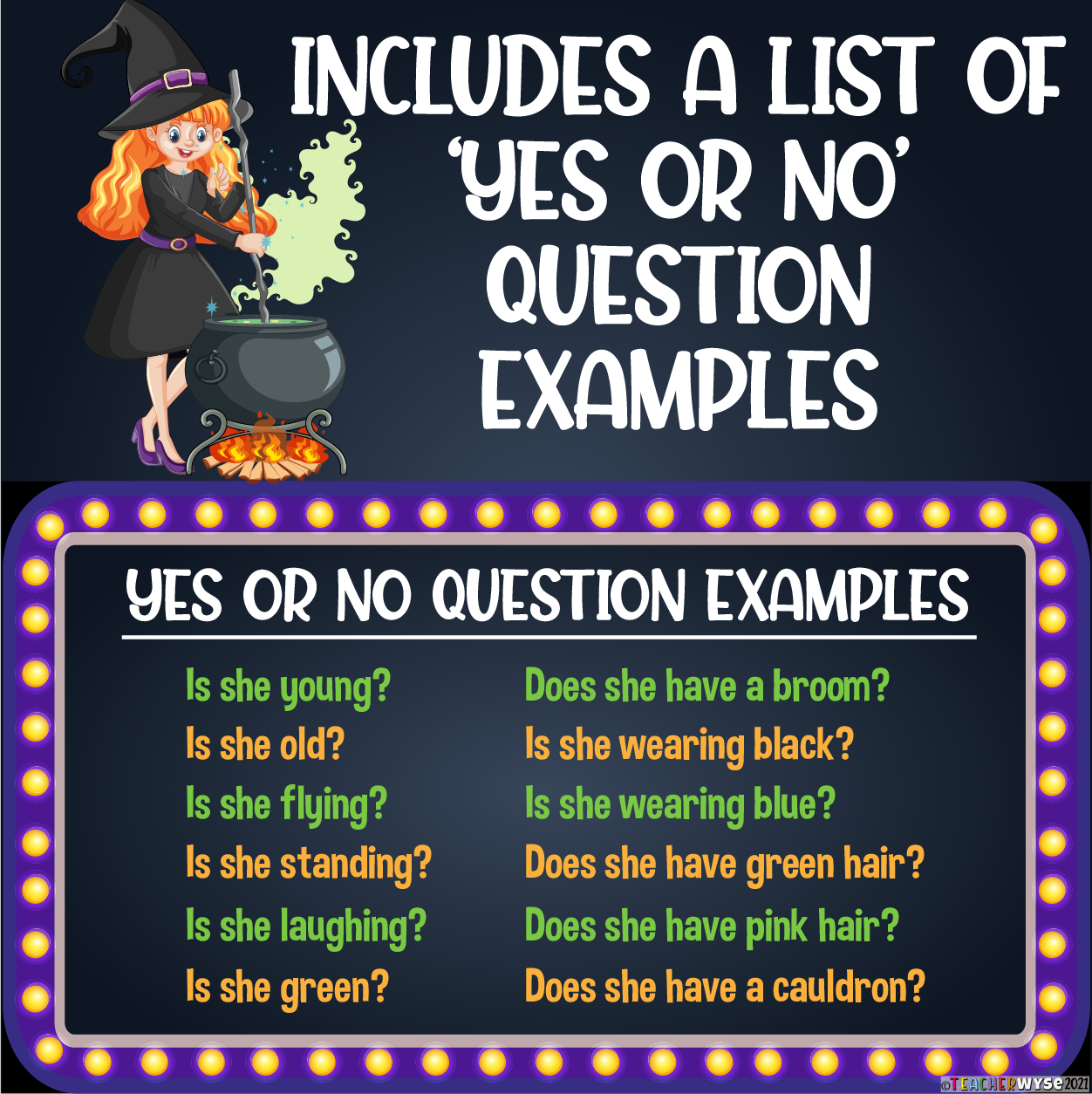 Wheres My Witch Halloween Question Game A twist on Guess Who Google ...