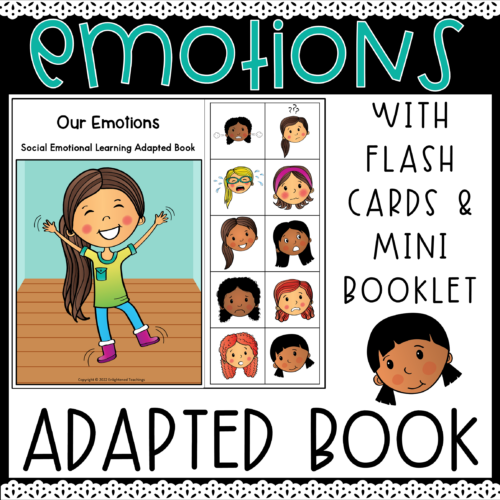 Feelings & Emotions Adapted Book with SEL Activities - Girl Emotions ...