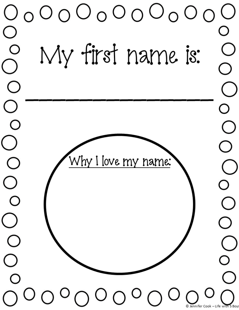Getting to Know Students Activity What's in a Name? - Made By Teachers