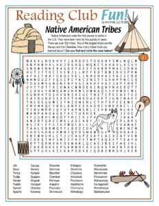 Jamestown, Powhatan, First People (Native Americans) Printable Puzzles ...