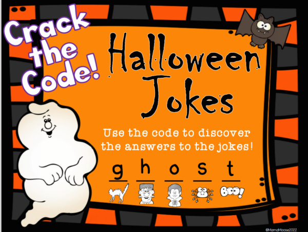 Halloween Crack-the-Code Jokes for All Ages! | Made By Teachers