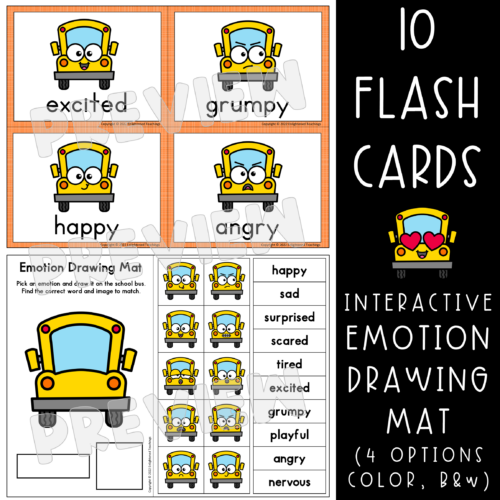 Feelings & Emotions Adapted Book with SEL Activities - School Bus ...