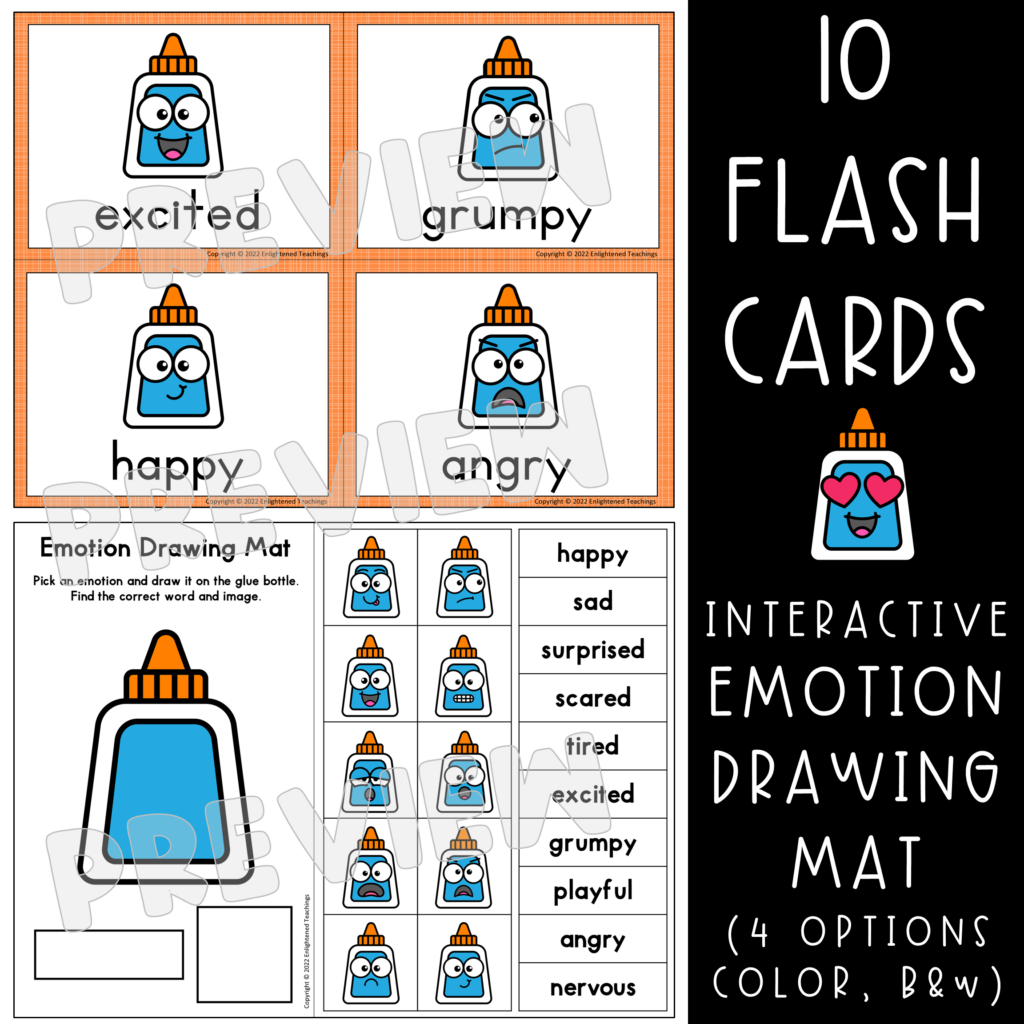 Feelings & Emotions Adapted Book with SEL Activities - Glue Emotions ...