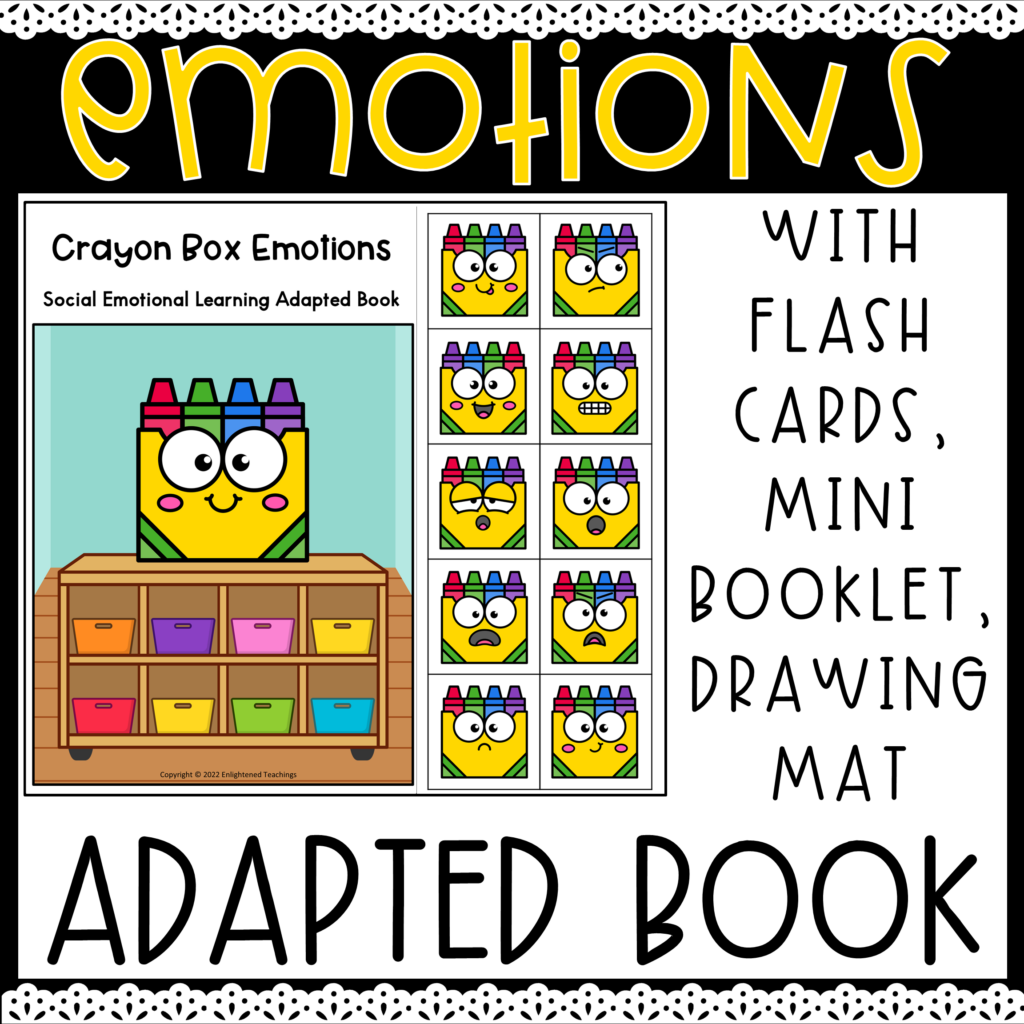 Feelings & Emotions Adapted Book with SEL Activities - Crayon Box ...