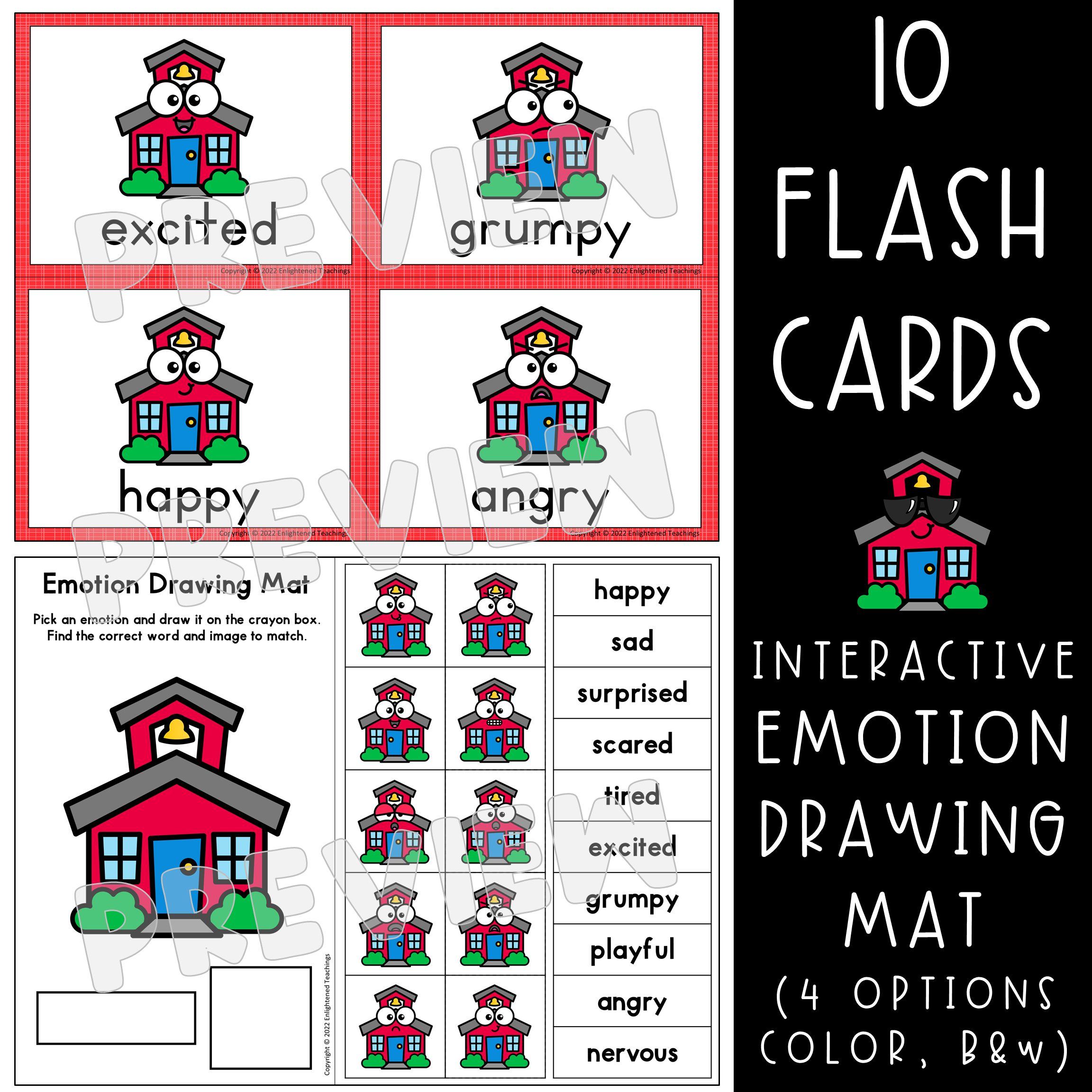 Feelings & Emotions Adapted Book with SEL Activities - School House ...