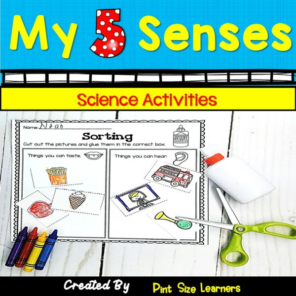 Five Senses Activities | 5 Senses Worksheets | Pre-K K Science - Made ...