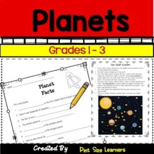 Planets of the Solar System Activities | Science Reading | 1st to 3rd ...