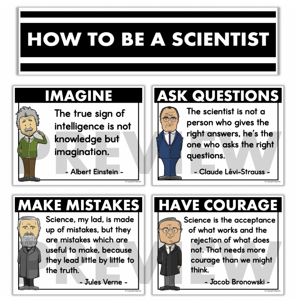 STEM Science Inspirational Quotes Posters & Writing Prompts | Made By ...