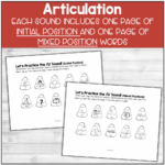 Halloween Speech Therapy Craft - Speech and Language Articulation ...