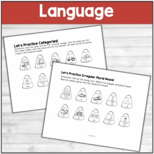 Halloween Speech Therapy Craft - Speech and Language Articulation ...