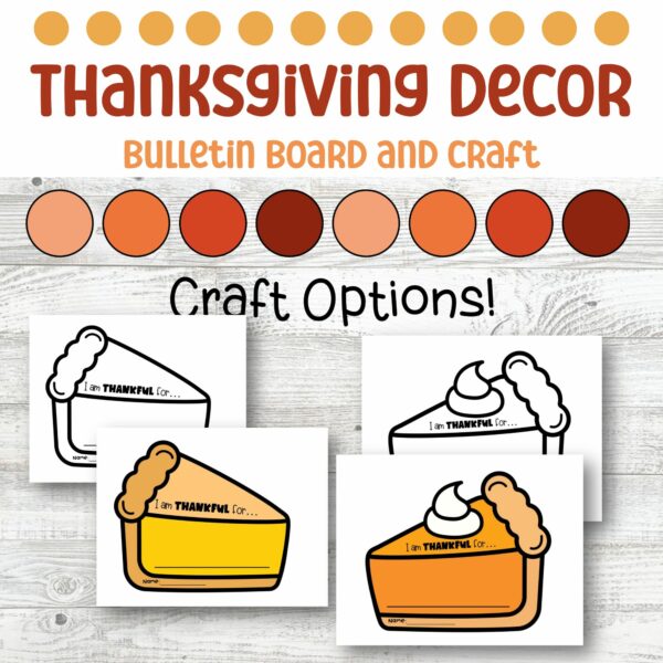 Thanksgiving Bulletin Board and Craft, Fall Door Decor | Made By Teachers