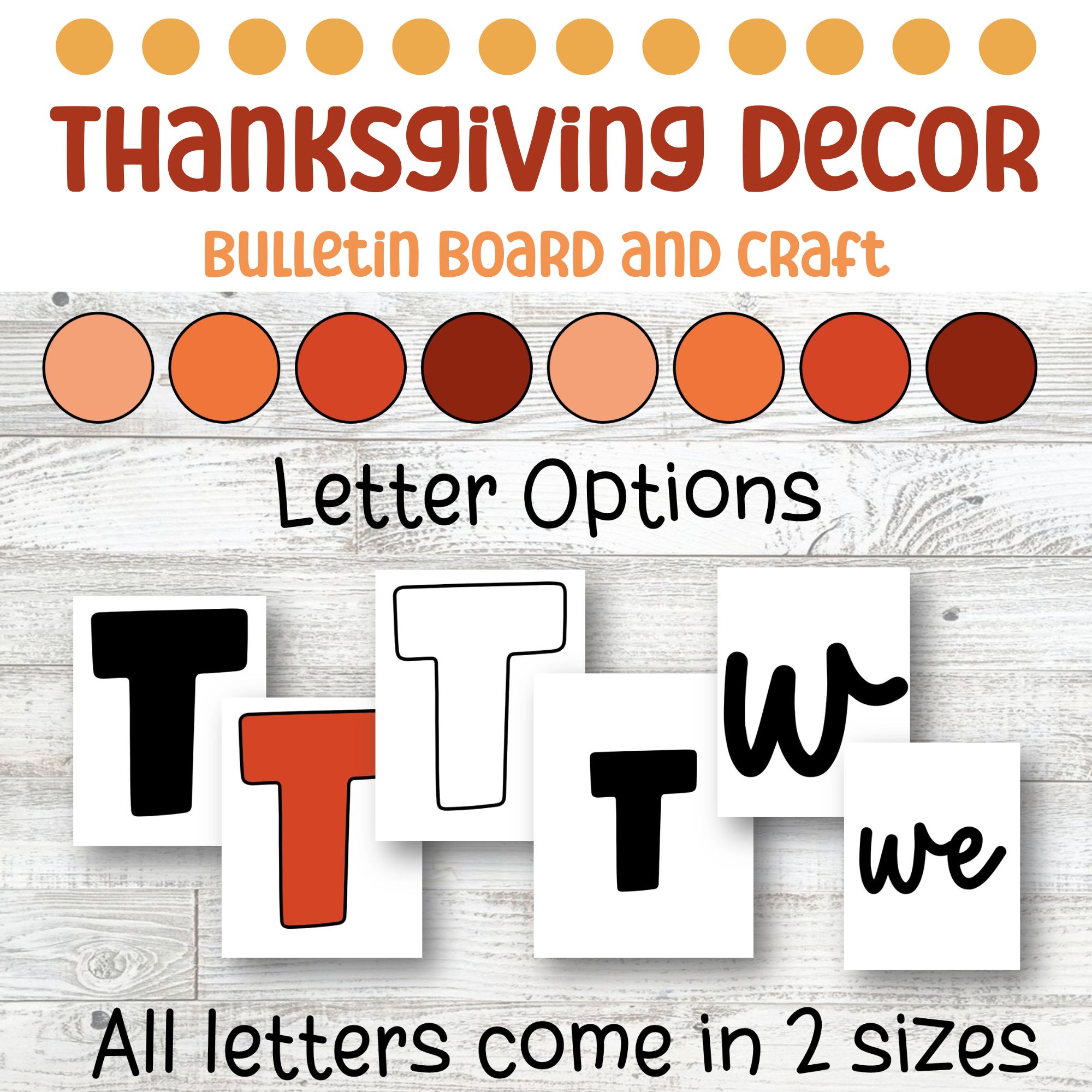 Thanksgiving Bulletin Board and Craft, Fall Door Decor | Made By Teachers