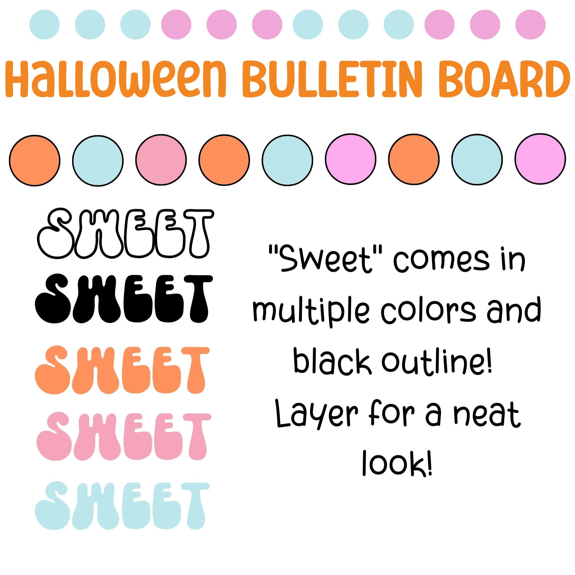 Retro Halloween Bulletin Board and Halloween Door Decor | Made By Teachers