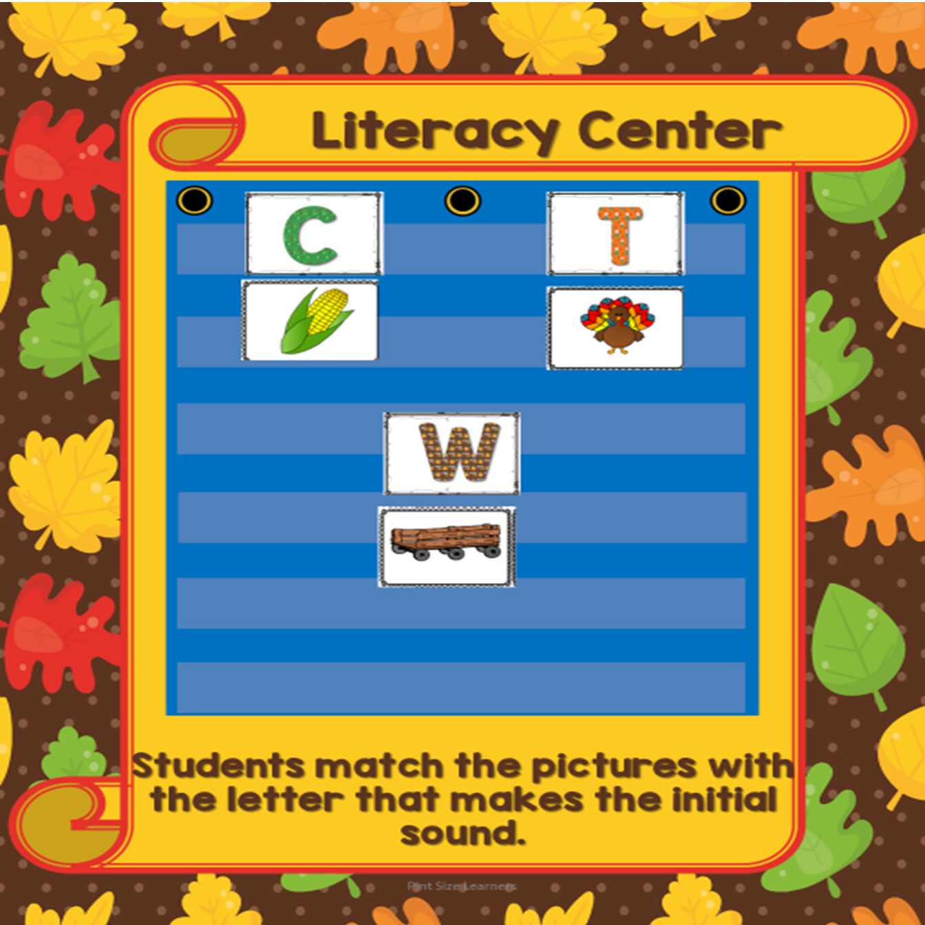 Kindergarten Thanksgiving | Number Sense and Literacy | Centers and ...
