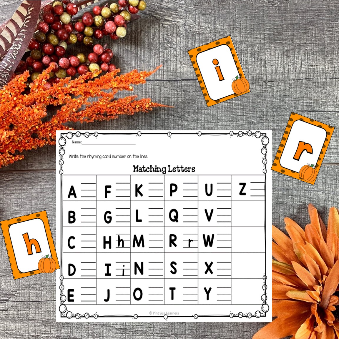 Write the Room Center | Thanksgiving Themed Activities For Kindergarten ...