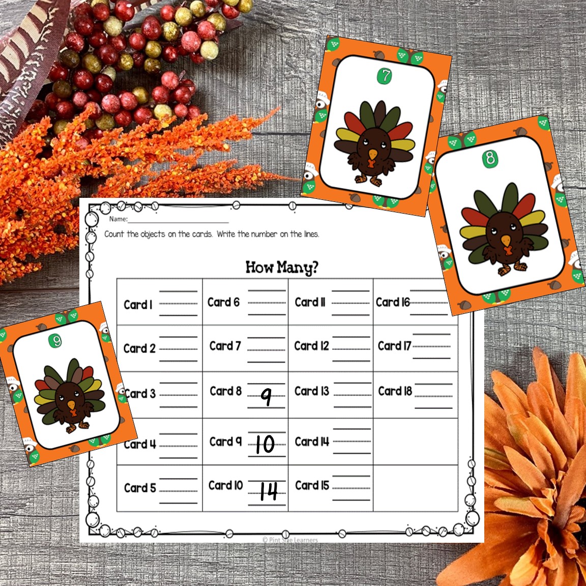 Write the Room Center | Thanksgiving Themed Activities For Kindergarten ...