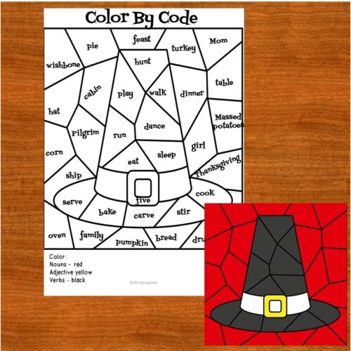 Parts of Speech | Thanksgiving Themed Word Work Center and Worksheets ...