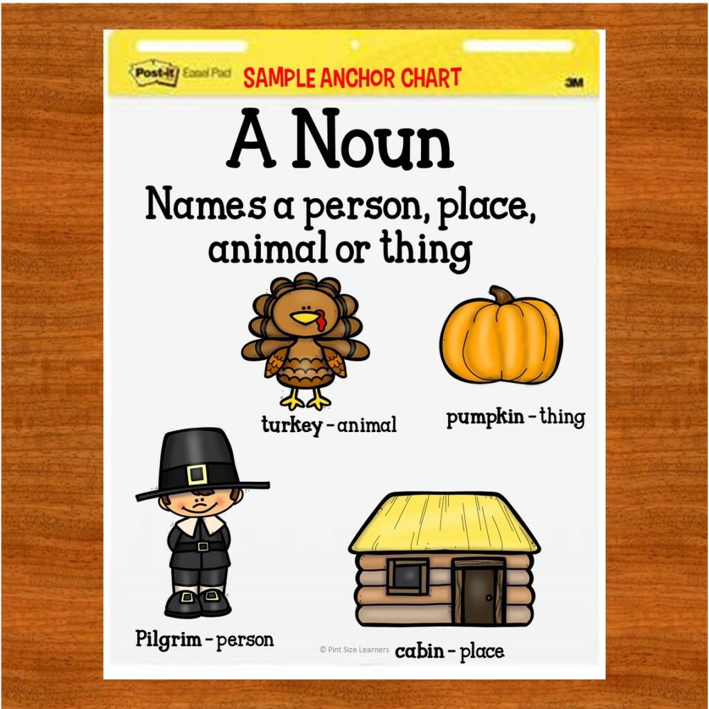 Parts of Speech | Thanksgiving Themed Word Work Center and Worksheets ...