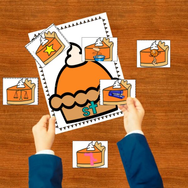 Thanksgiving Phonics | November | Beginning Blends | Digraphs | Centers ...