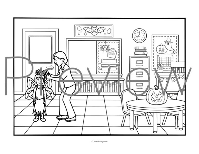 Halloween Following Directions Coloring Sheets 1 & 2 Step Directions ...