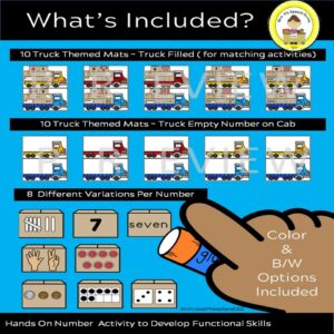 Math Concepts | Subitizing | 1 - 10 Transportation Vehicle Theme - Made ...