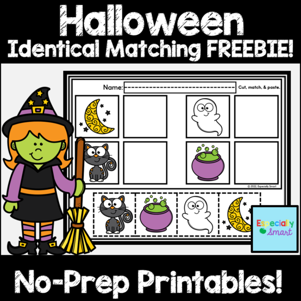 Halloween Identical Matching Freebie - Made By Teachers