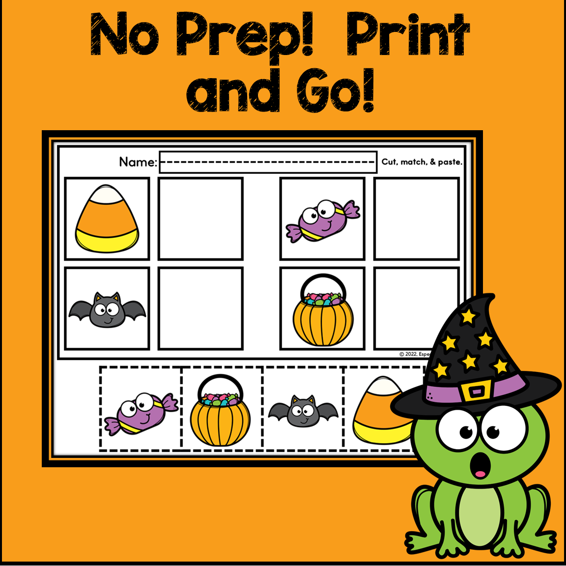 Halloween Identical Matching Freebie | Made By Teachers
