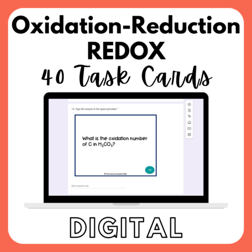 CHEMISTRY REDOX Oxidation & Reduction Activity BUNDLE | Made By Teachers